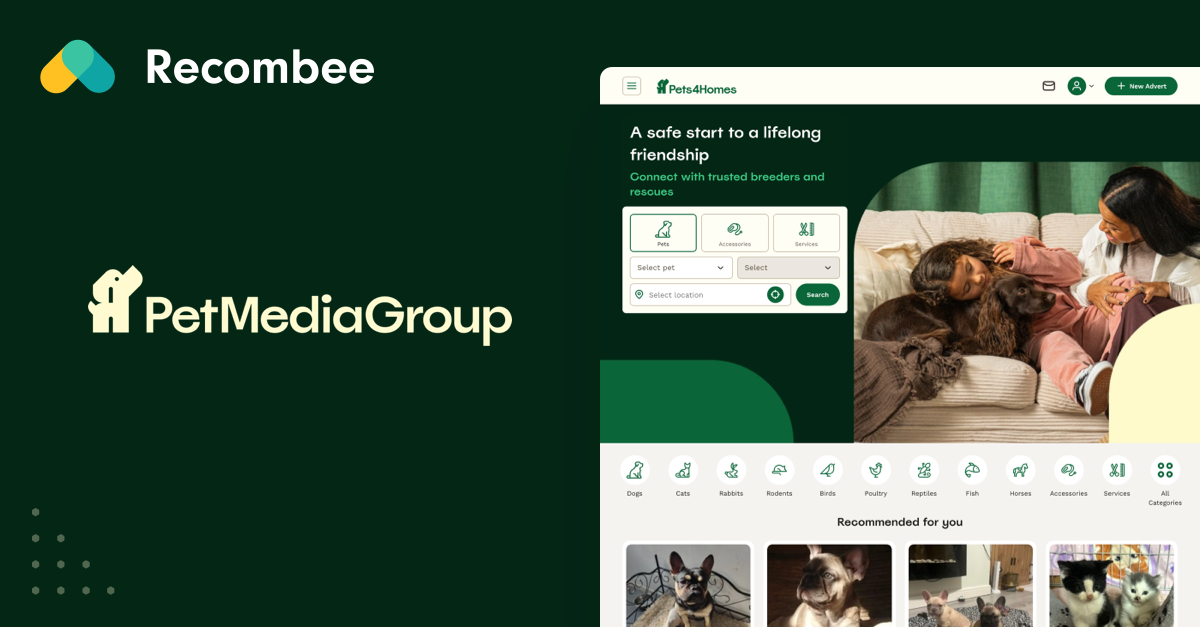 Driving Growth for the World’s Leading Pet Marketplaces | Case Study | Recombee